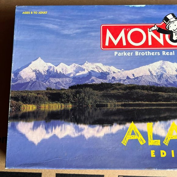 Hasbro | Games | Vintage Monopoly Alaska Edition Great Land State Board ...